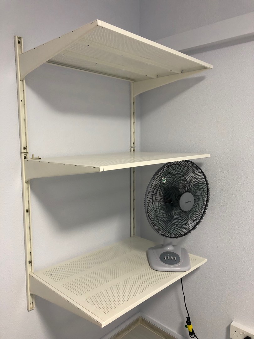 IKEA Wall Mount Metal shelves FREE, Furniture & Home Living, Furniture ...