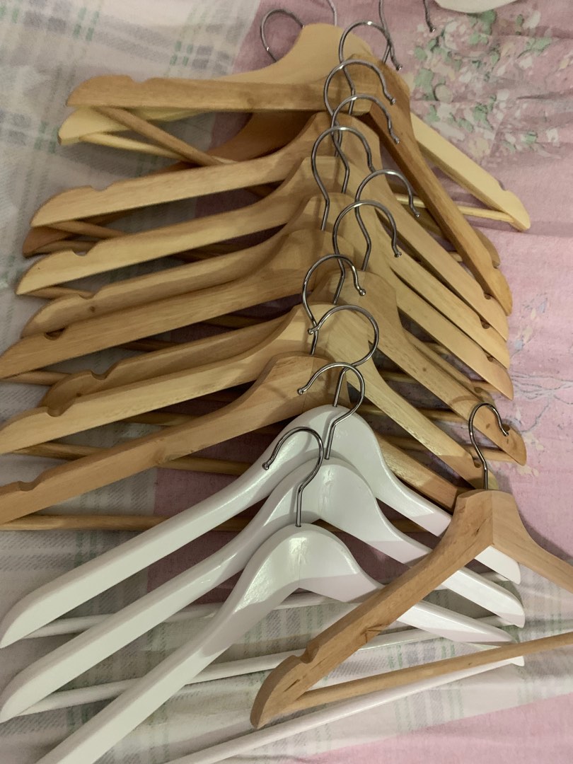 IKEA Wooden Hangers, 58 nos , Furniture & Home Living, Home Improvement ...