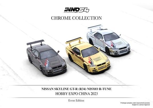Inno 64 China exclusive R34 chrome set, Hobbies & Toys, Toys & Games on ...