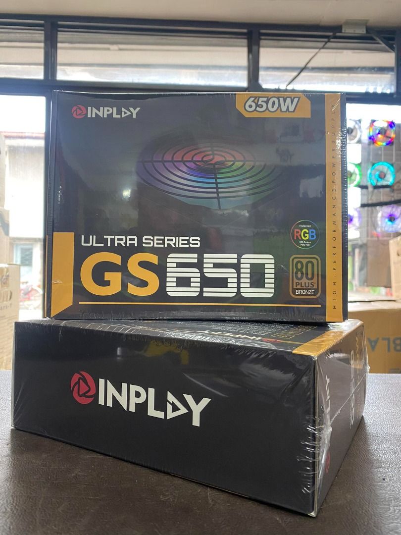 InPlay GS650-Ultra 650W 80+ Bronze RGB Power Supply on Carousell