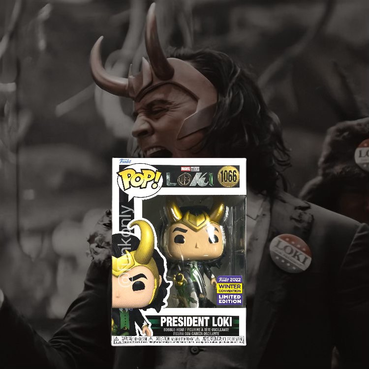 [INSTOCK LAST PIECE] Loki Pop! Vinyl Figures - President Loki Bitten ...