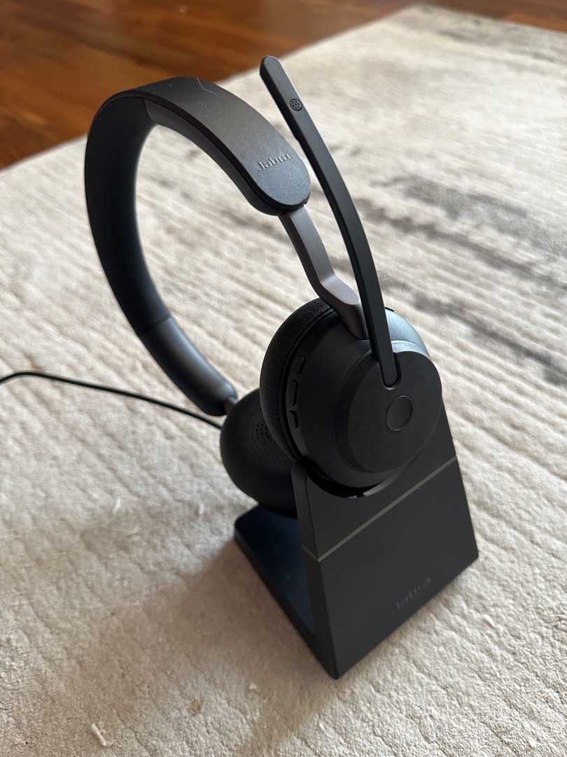 Jabra Evolve2 65 Wireless Headset Headphones Bluetooth Headset Phone ...