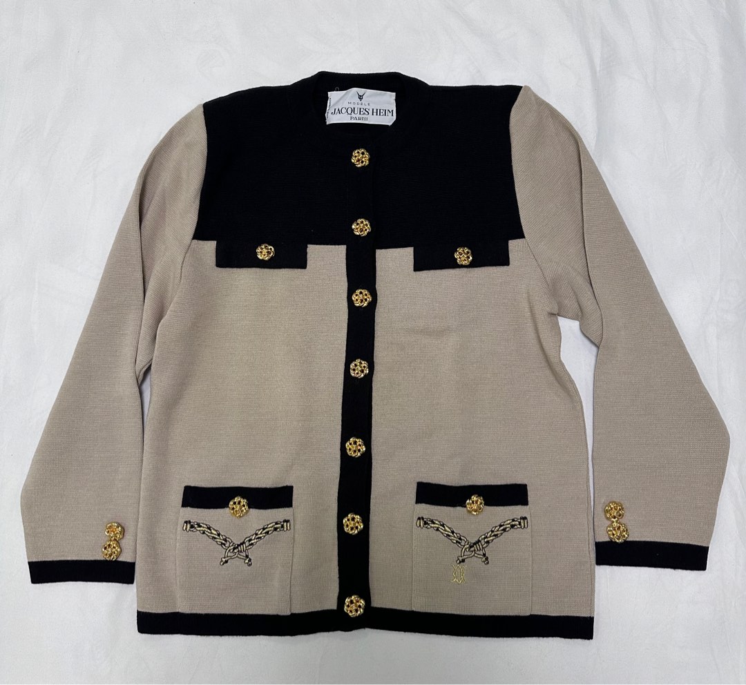 JACQUES HEIM PARIS | Vintage Knitted Sweater, Women's Fashion, Coats ...
