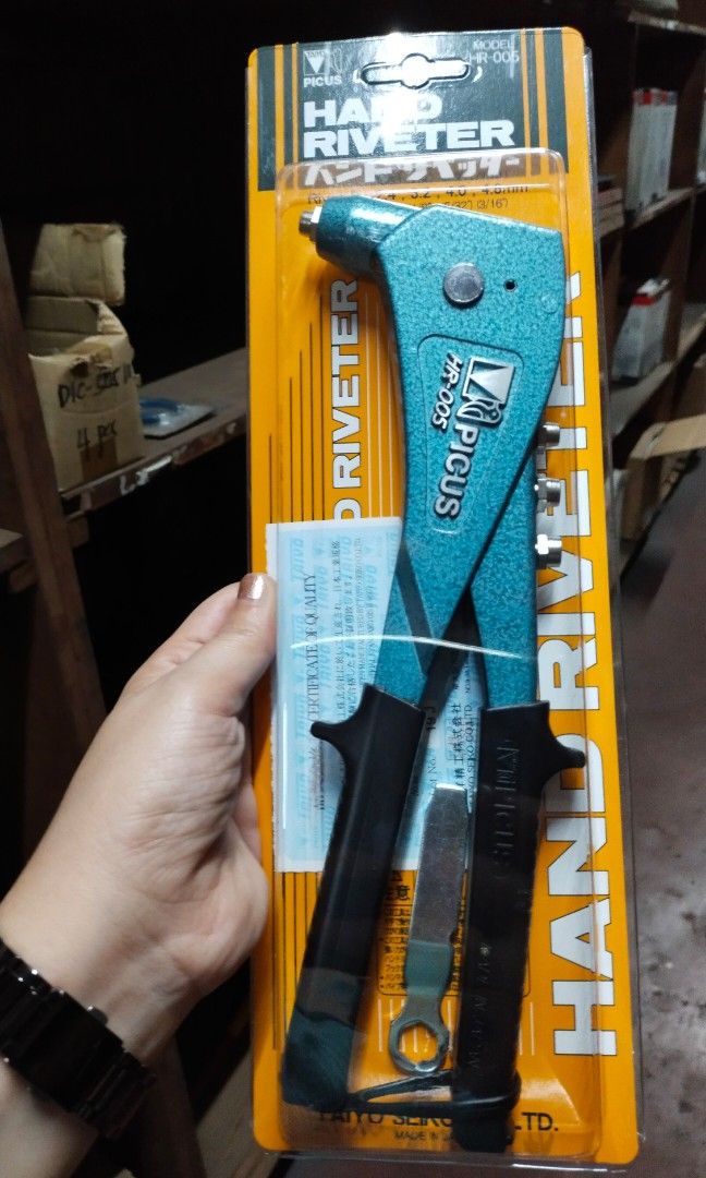 Japan picus hand riveter hr005 heavy duty, Commercial & Industrial ...