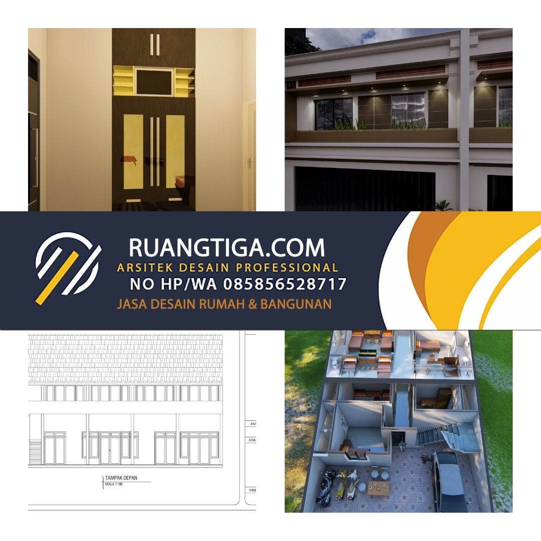 jasa desain rumah 3d semarang | jasa gambar arsitek untuk imb ...