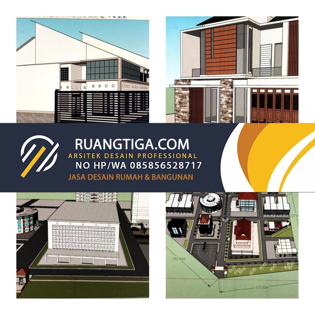 jasa desain rumah 3d semarang | jasa gambar arsitek untuk imb | 085856528717, Properti, Lainnya ...