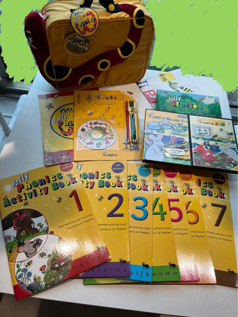 Jolly Phonics complete set, 興趣及遊戲, 書本 & 文具, 教科書 - Carousell
