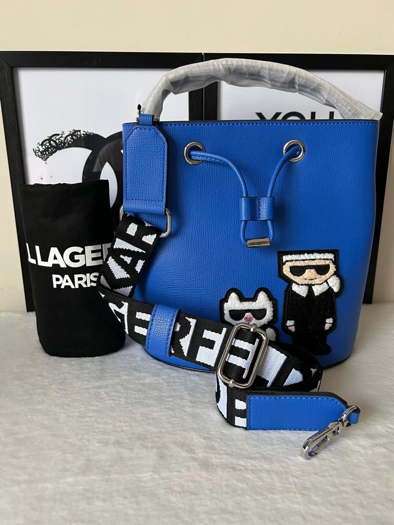 Karl Lagerfield Paris Maybelle Bucket Bag hi, Luxury, Bags & Wallets on ...