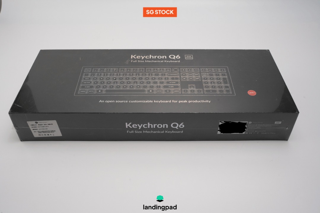 Keychron Q6 Barebones Kit / Fully Assembled CARBON BLACK WITH KNOB ...