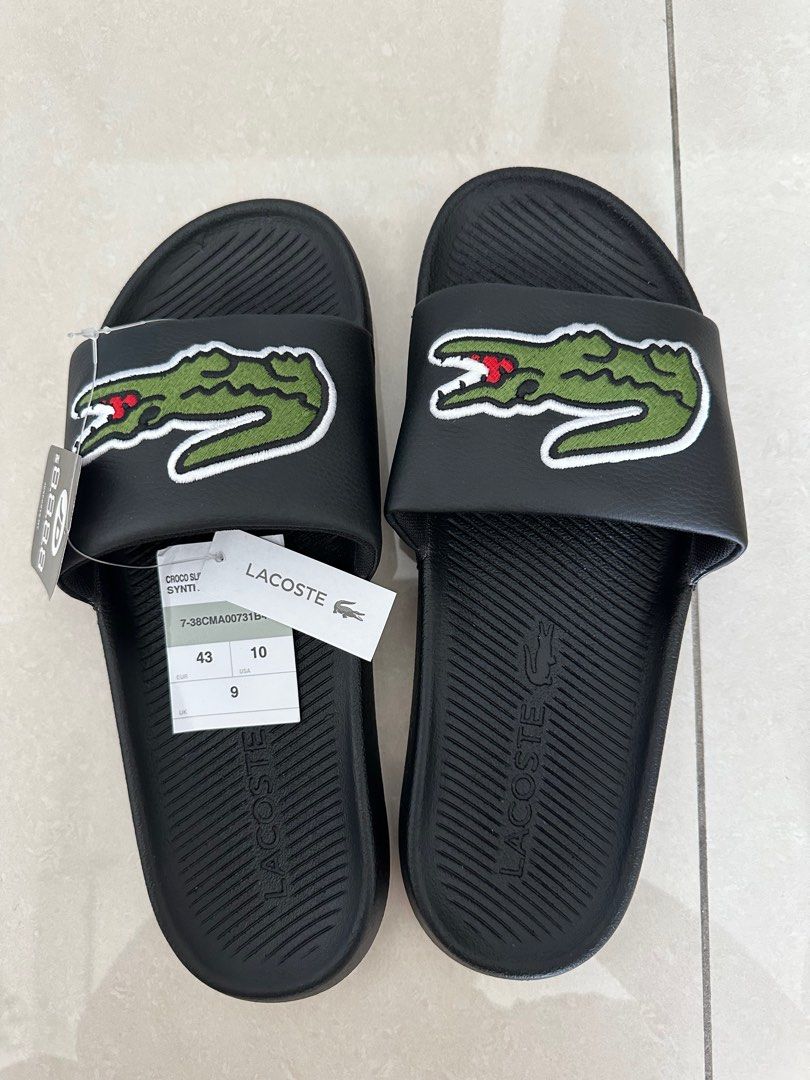 Lacoste FlipFlops / Slippers / Slides, Men's Fashion, Footwear ...