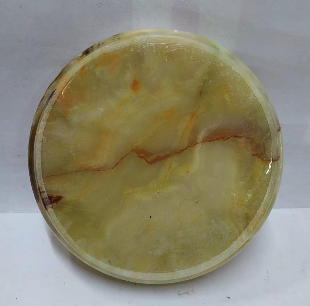 Large Natural Cream Jade Tray Polished Stone Ashtray,, Hobbies & Toys ...