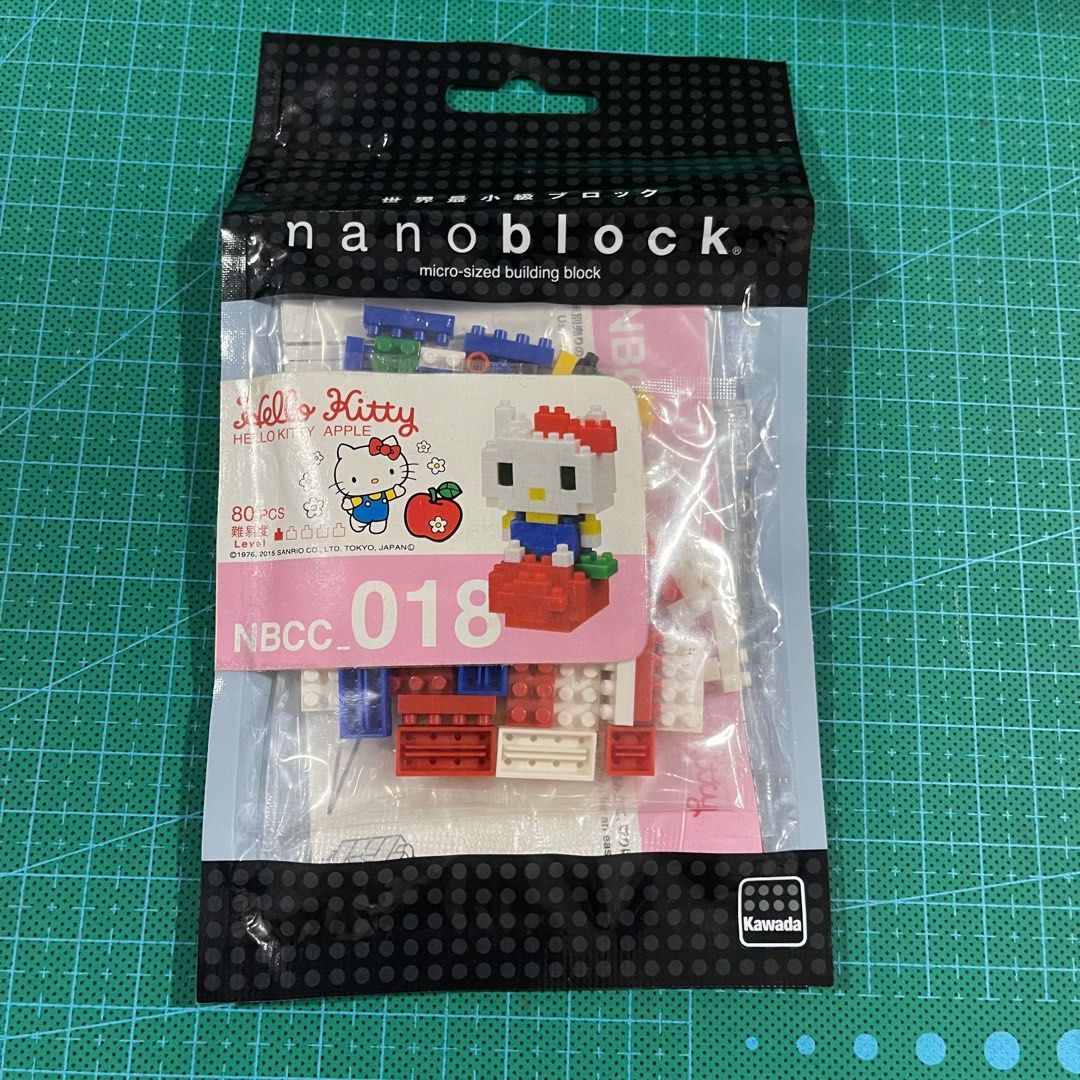 Lego Nanoblock Nano Block Hello Kitty 018 Apple - ORIGINAL NEW, Toys & Collectibles, Mainan di ...