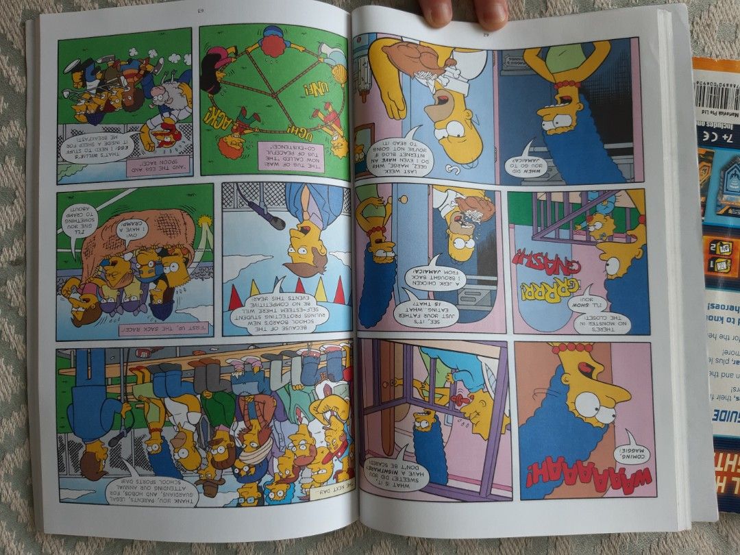 Lego official guide/Simpsons comics/Disney A story A Day, Hobbies ...