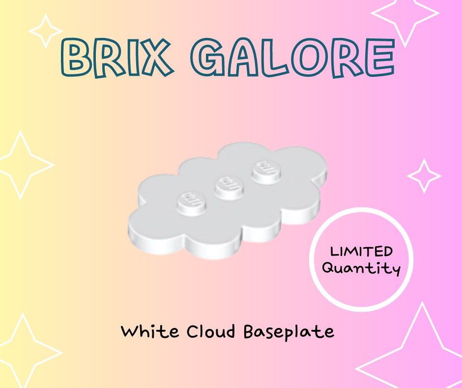 Lego Parts - White Cloud Baseplate (10pcs), Hobbies & Toys, Toys ...