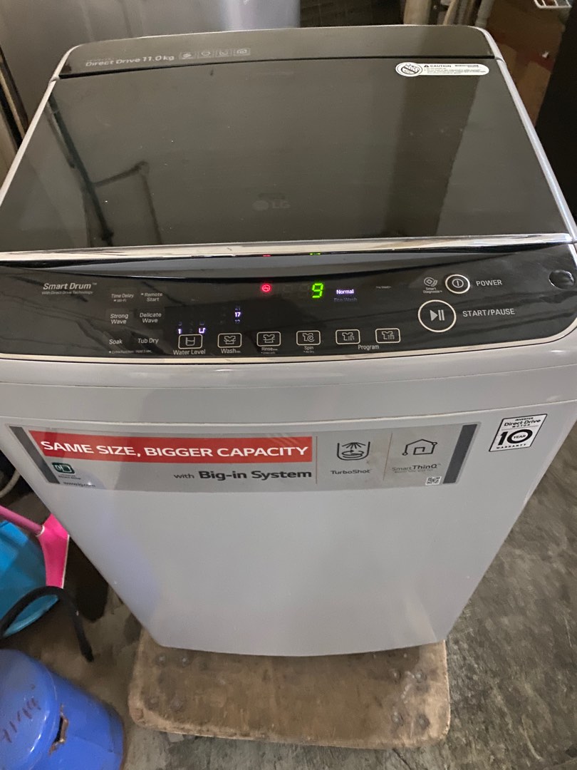 Lg 11kg washing machine / washer, TV & Home Appliances, Washing ...