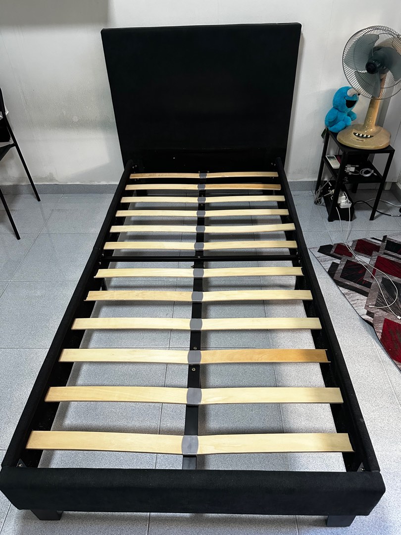 Lightly Used bed frame, Furniture & Home Living, Furniture, Bed Frames ...