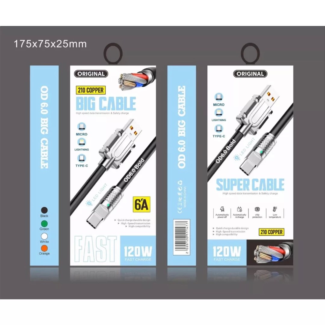 Lightning Fast Changing Type C Cable, Mobile Phones & Gadgets, Mobile ...