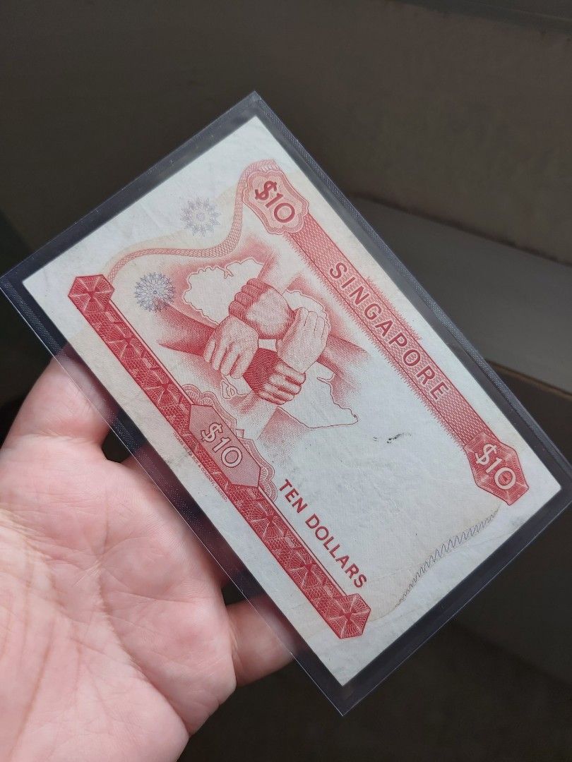 Lks signed $10 orchid series Singapore currency ten dollars old ...