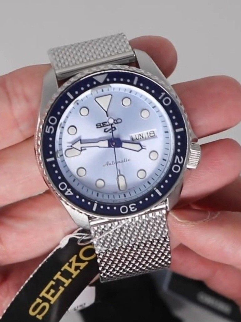 *Lowest Price*Seiko 5 Sports SRPE77 Men's Automatic Blue Dial Stainless ...