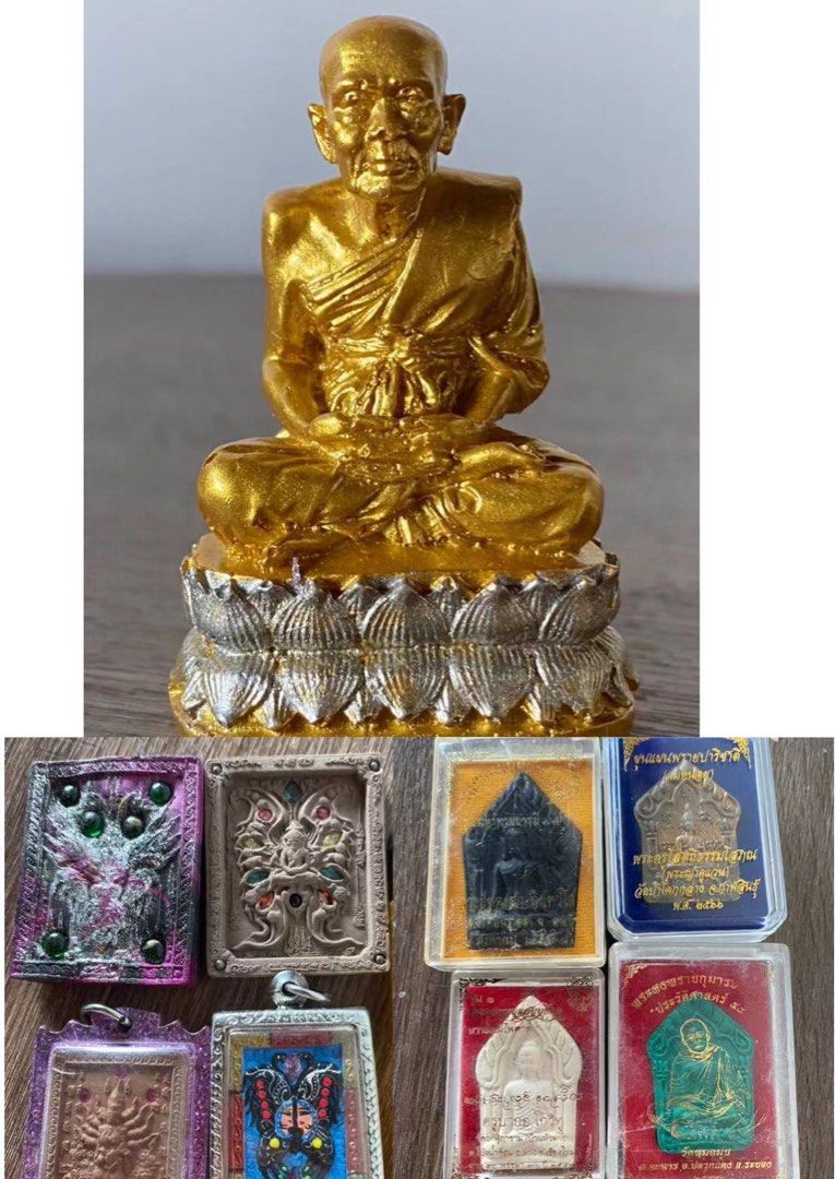 Lp Thuad Wat Huay Mongkol Butterfly Almulet Nine Tails Fox Phra Narai Kruba Krissana Khun Paen ...