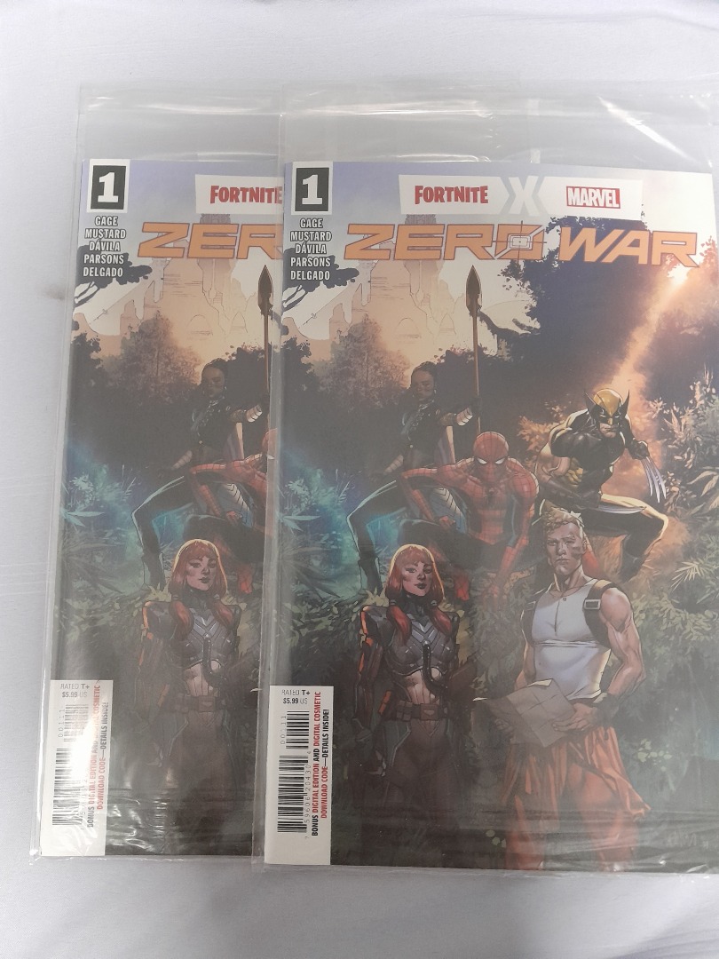 Marvel Fortnight Cross Over #1 Comics Polybagged Code for Spider-man ...