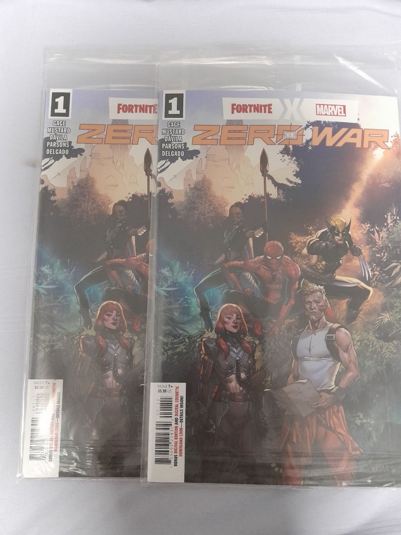 Marvel Fortnight Cross Over #1 Comics Polybagged Code for Spider-man ...