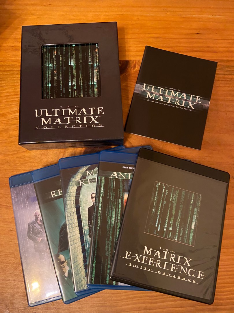 美電影Matrix Blu-ray Box set (5套）, 興趣及遊戲, 音樂、樂器 & 配件, 音樂與媒體 - CD 及 DVD ...