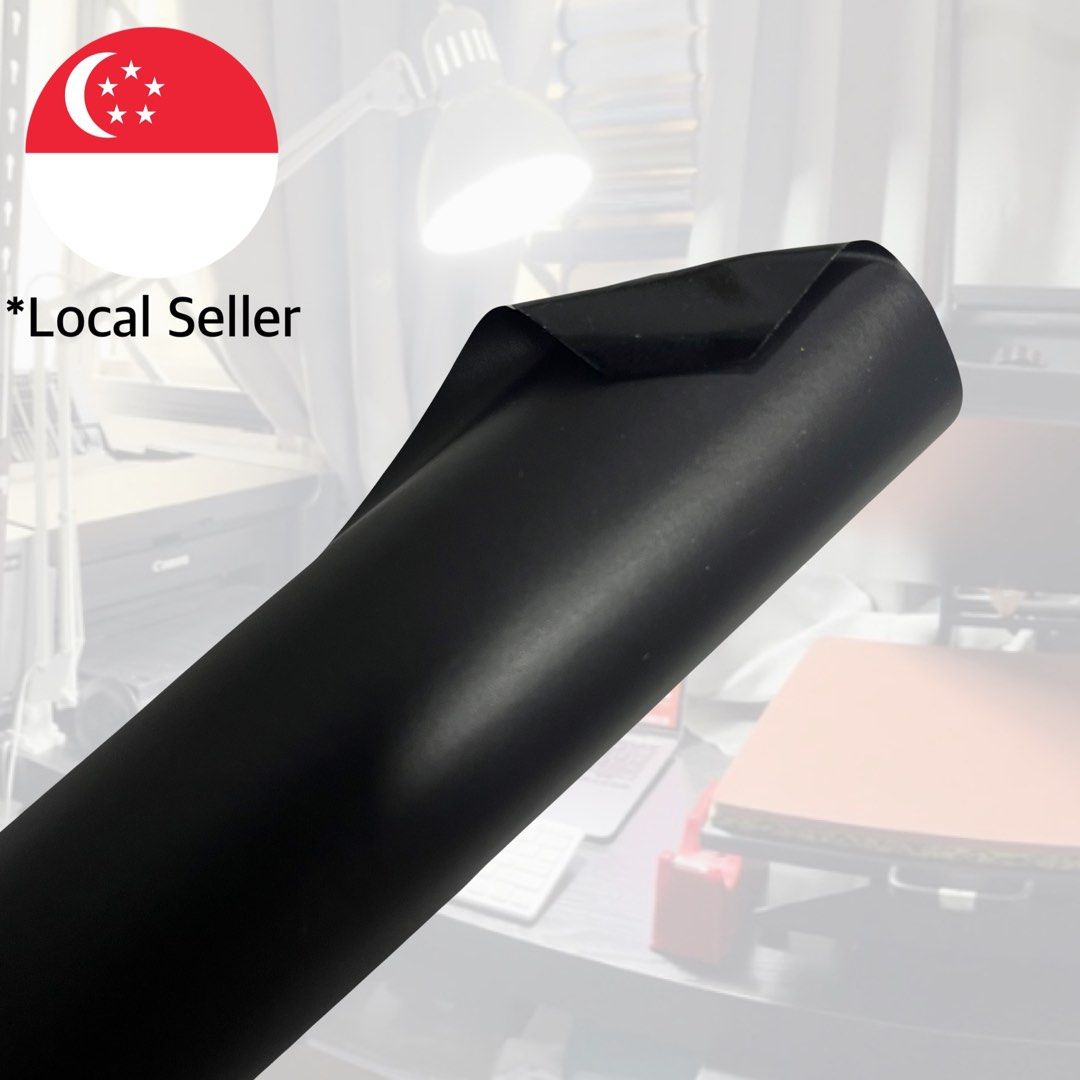Matte Black Vinyl Sticker, Car Accessories, Accessories on Carousell