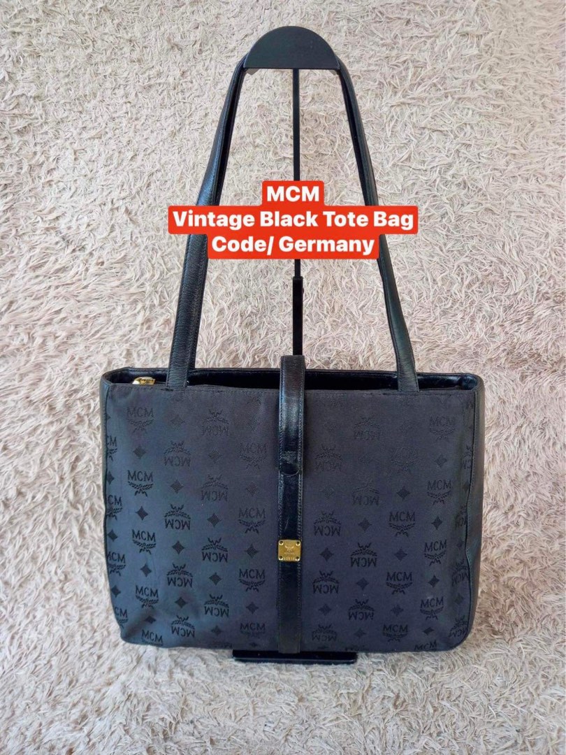 MCM Germany Tote Bag Black on Carousell
