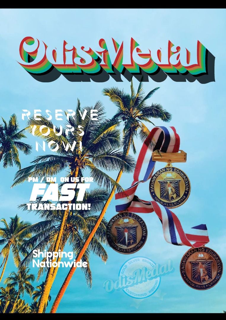 #MEDALS #KAGAWARAN #DEPED #BOOK AND TORCH #BULK ORDERS #DIRECT ...