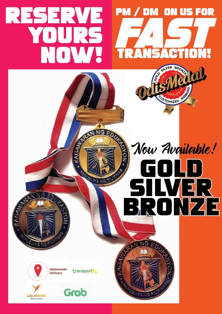 #MEDALS #KAGAWARAN #DEPED #BOOK AND TORCH #BULK ORDERS #DIRECT ...