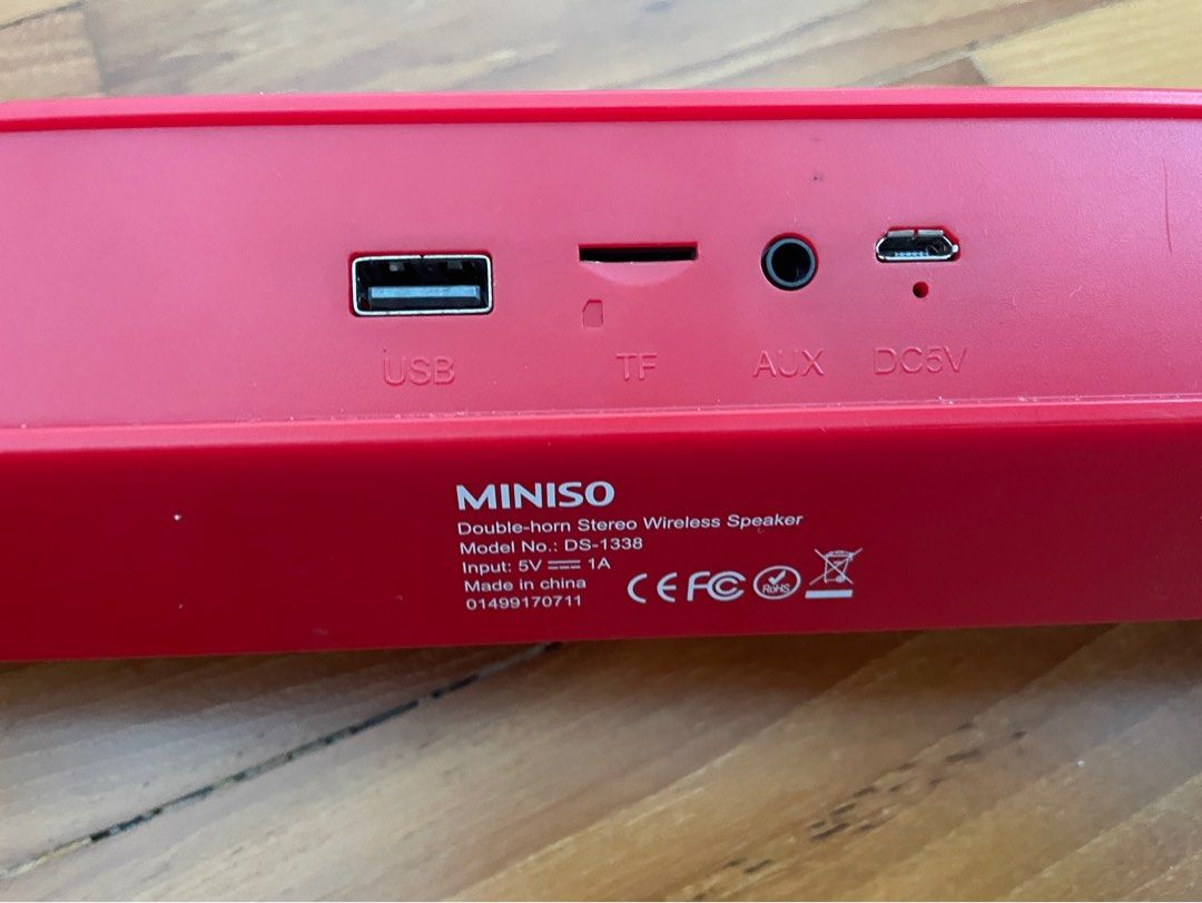 Miniso Wireless Stereo Speaker, Audio, Soundbars, Speakers & Amplifiers on Carousell