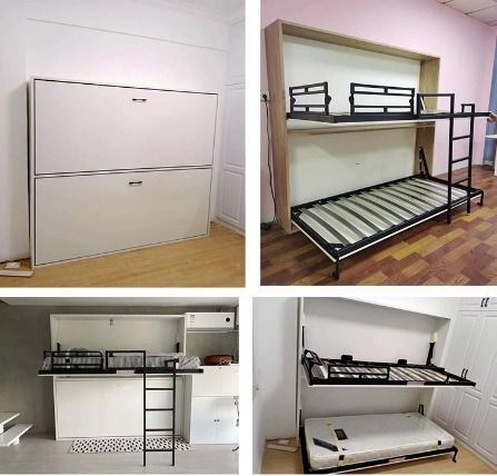 Mother-in-child bunk bed folding bed upper and lower bunk children's ...