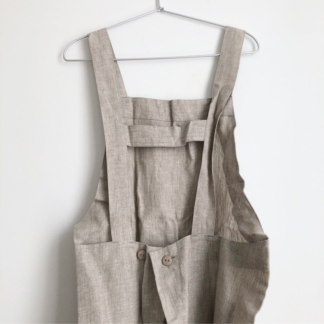 MUJI Linen Apron, Furniture & Home Living, Kitchenware & Tableware ...