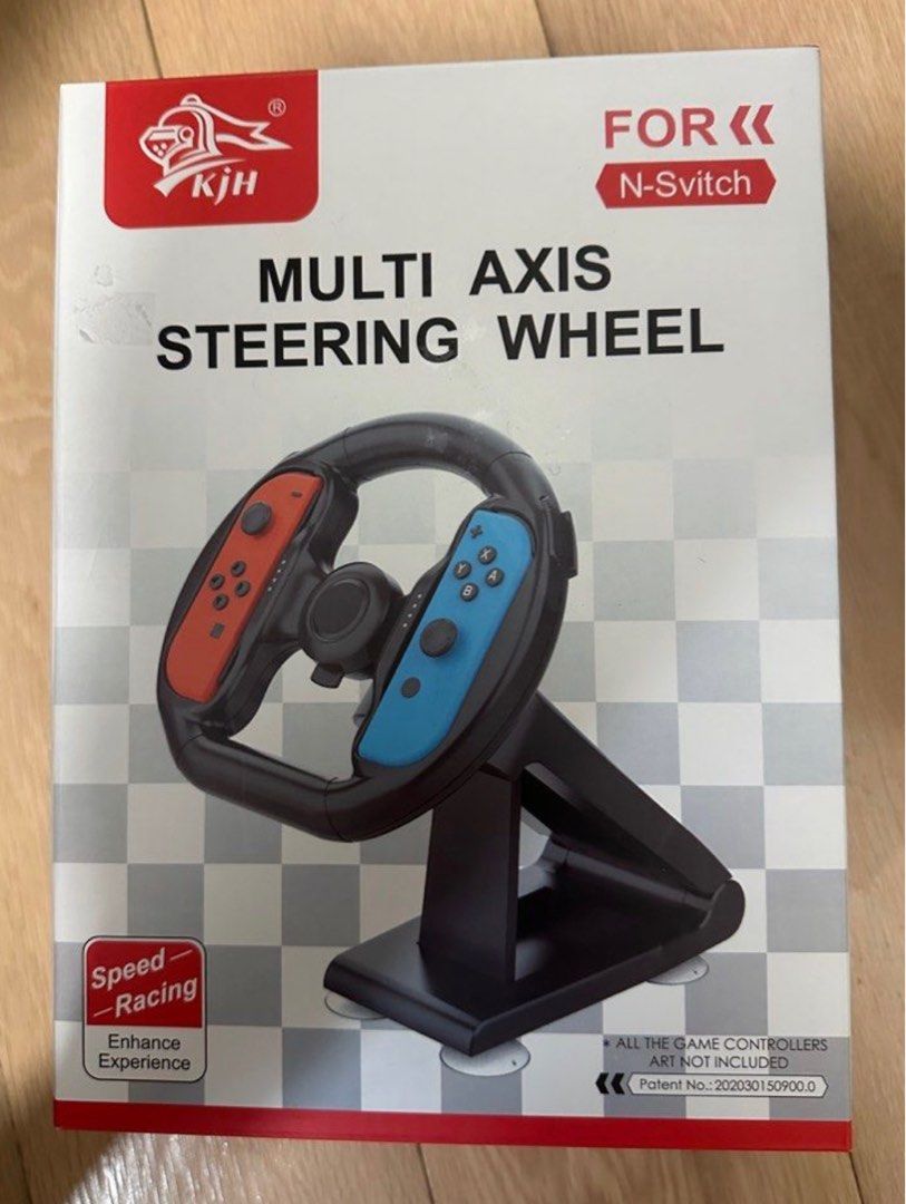 Multi Axis Steering Wheel for Nintendo Switch, 電子遊戲, 遊戲機配件, 手掣 - Carousell