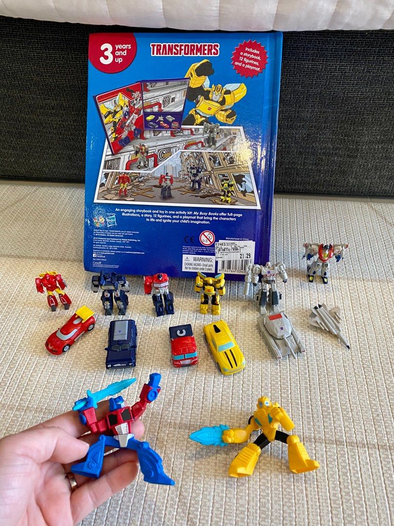 My Busy Books Transformers (includes story, 2 figurines and play-mat ...