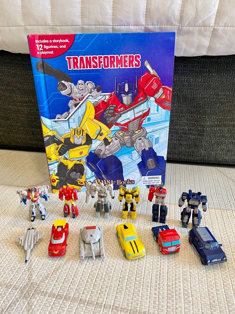 My Busy Books Transformers (includes story, 2 figurines and play-mat ...