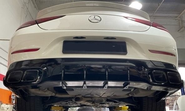 NEW! GT63s Style Carbon Rear Diffuser for Mercedes CLS-Class W257 ...