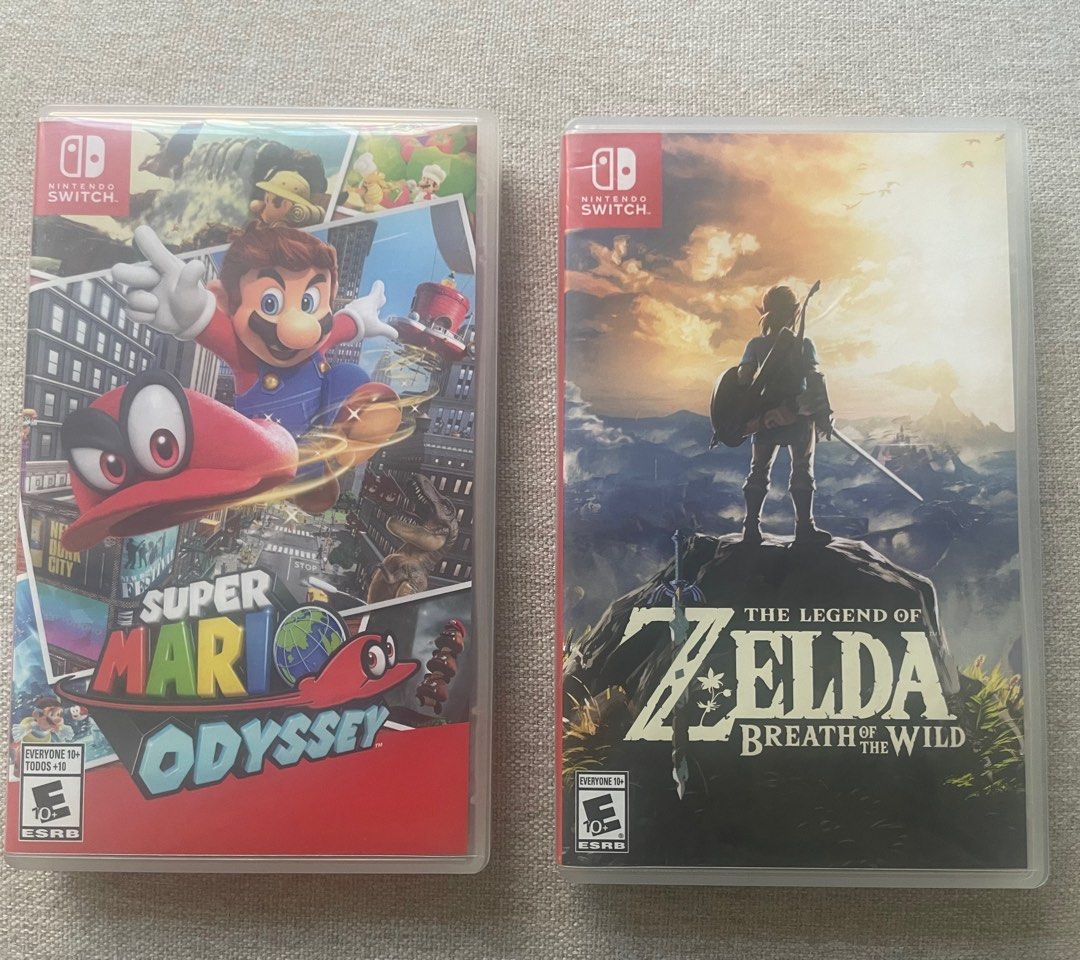 Nintendo Switch Games Nintendo Switch The Legend Of Zelda Breath Of The Wild .Super Mario ...