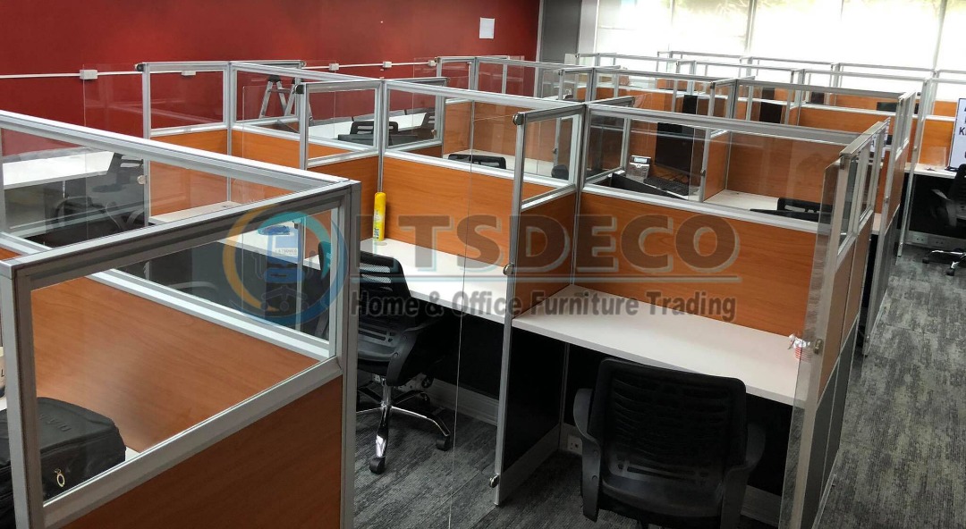 office partition call center table furniture, Furniture & Home Living ...