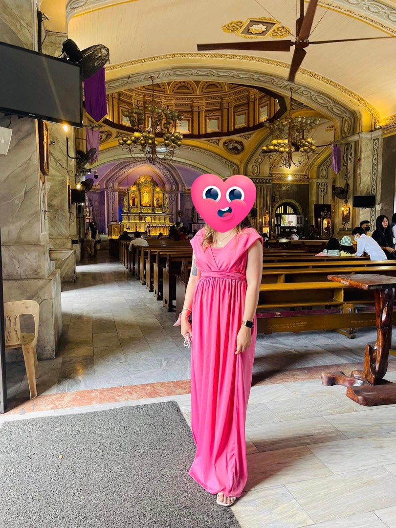 Old Rose Infinity Gown on Carousell