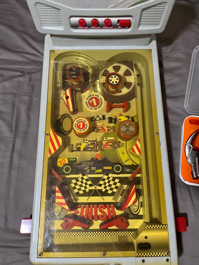 Oldschool Mini Pinball machine, Hobbies & Toys, Toys & Games on Carousell