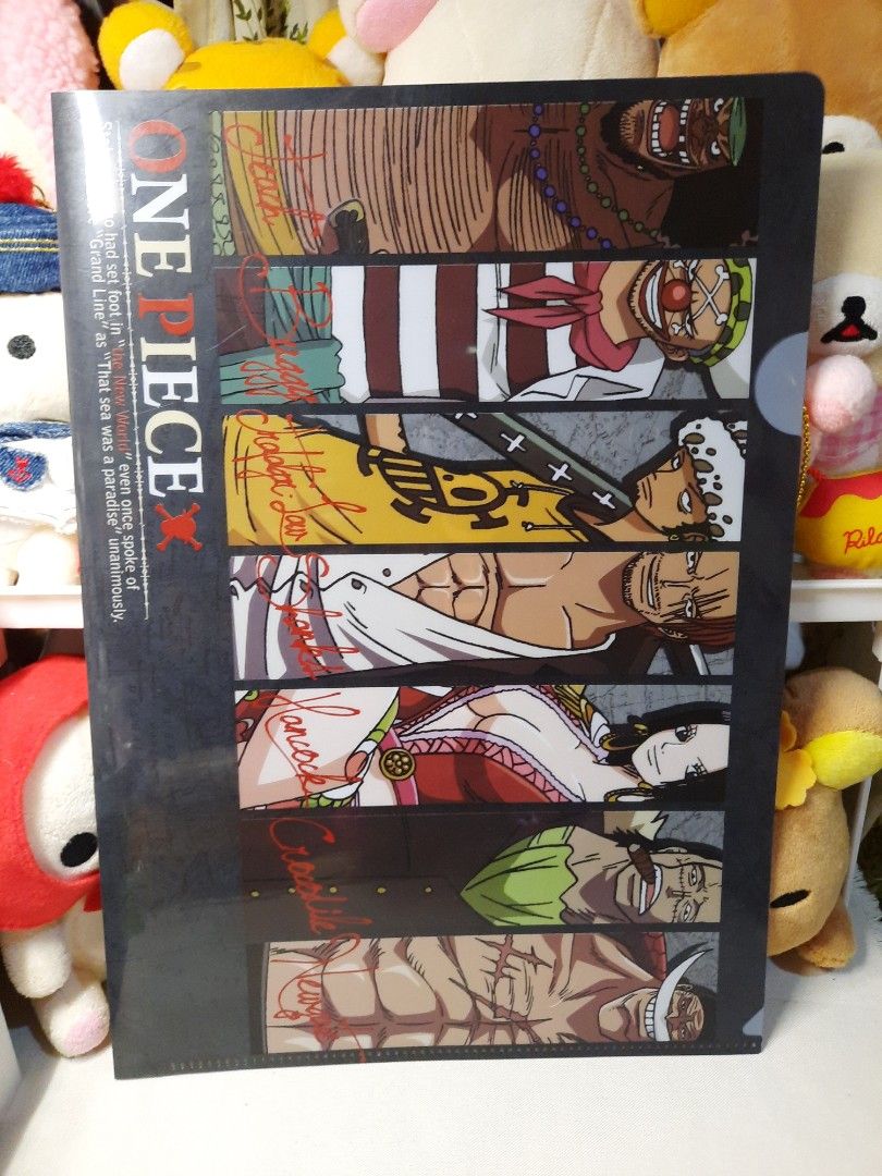 One Piece A4 Clear File, Hobbies & Toys, Stationary & Craft, Stationery ...