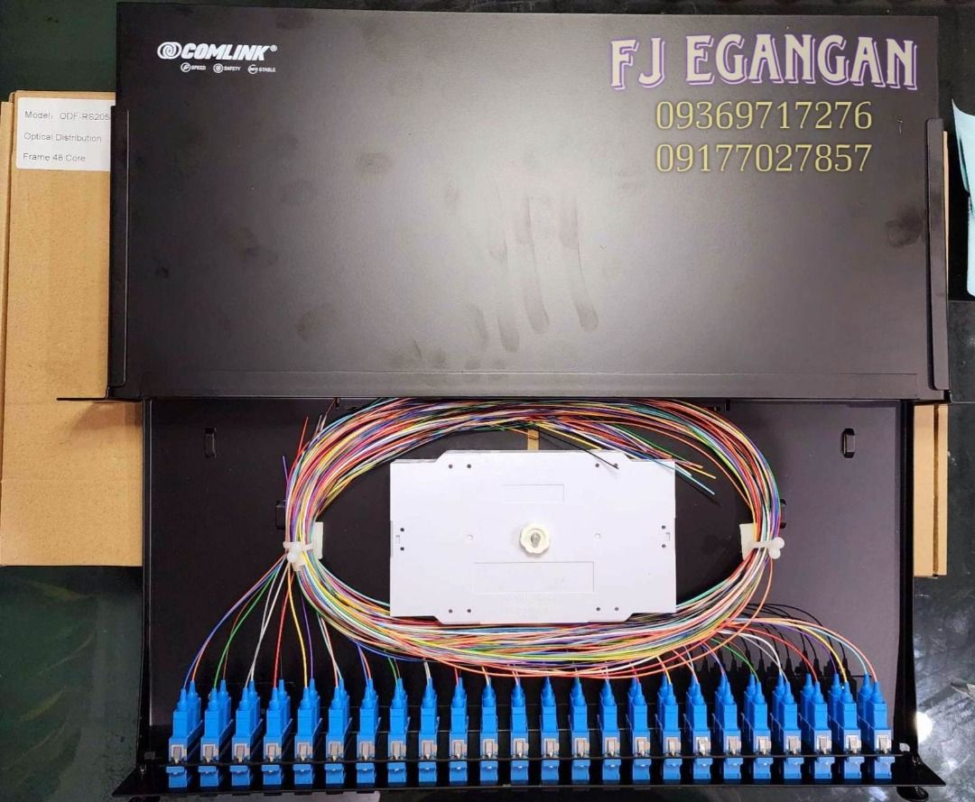 Optical Power Distribution Frame with SC Pigtails Rackmount | ODF 12 ...
