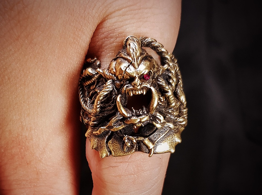 ORC BERSERKER RING 925 Sterling Silver Ring | Lord of the Rings ...