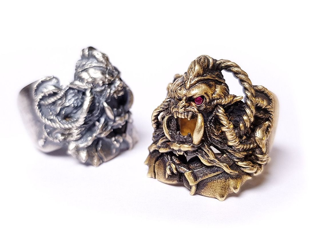 ORC BERSERKER RING 925 Sterling Silver Ring | Lord of the Rings ...