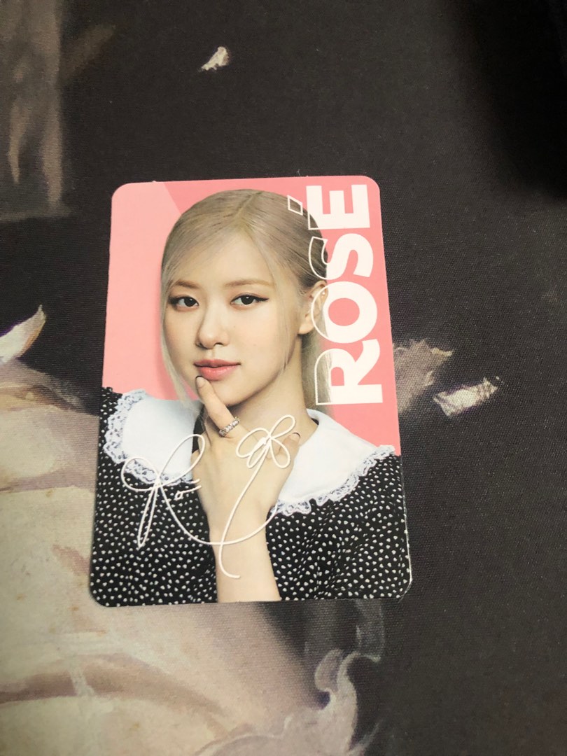 Oreo Blackpink - Rose card, Hobbies & Toys, Memorabilia & Collectibles ...