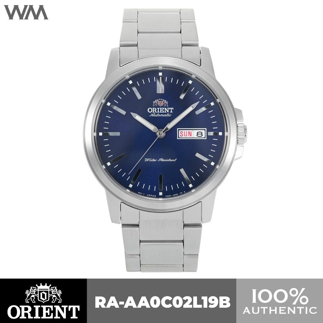 Orient Blue Dial Stainless Steel Automatic Watch RA-AA0C02L RA ...