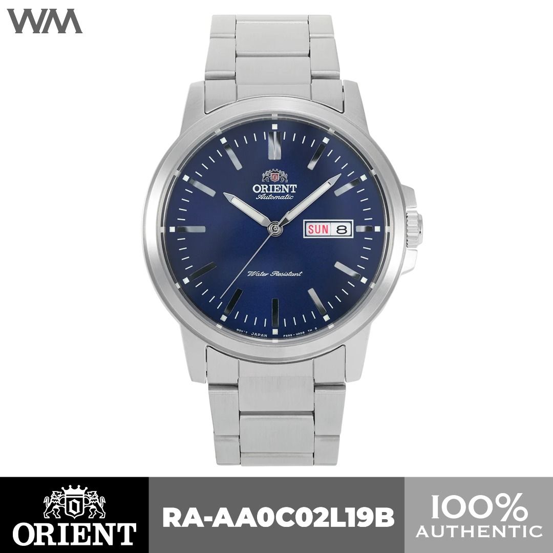 Orient Blue Dial Stainless Steel Automatic Watch RA-AA0C02L RA ...