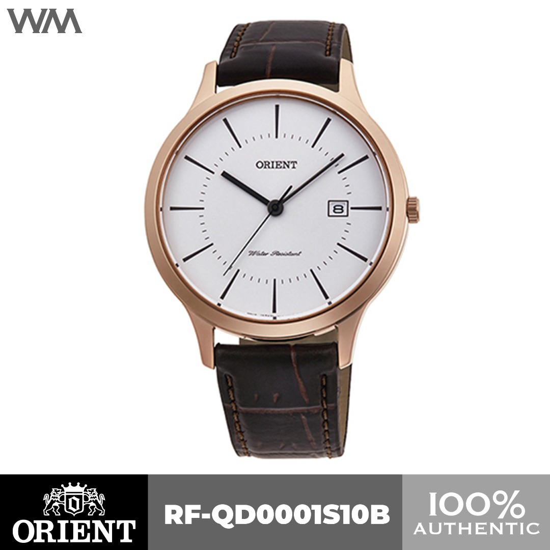 Orient Gold Stainless Steel Case White Dial Quartz Watch RF-QD0001S RF-QD0001S10B on Carousell